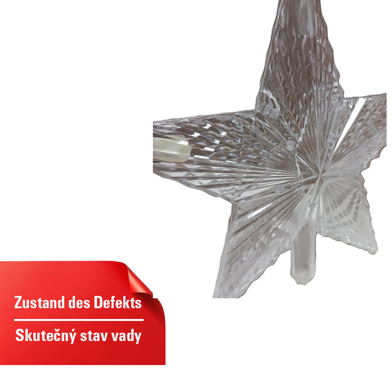 Umělý LED vánoční stromek CM24744DE-18, 180 cm, bílý - B